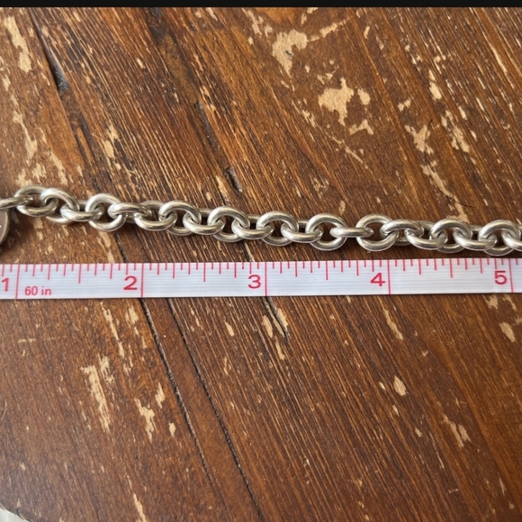 Tiffany & Co. | Jewelry | Tiffany Co Silver Chain Necklace With Teal ...
